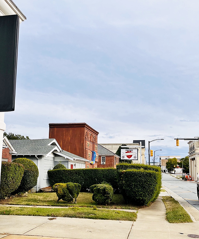 Those colorful cosmic socks hanging from the drawer add whimsy to craftsmanship. Who knew furniture could have such personality?
