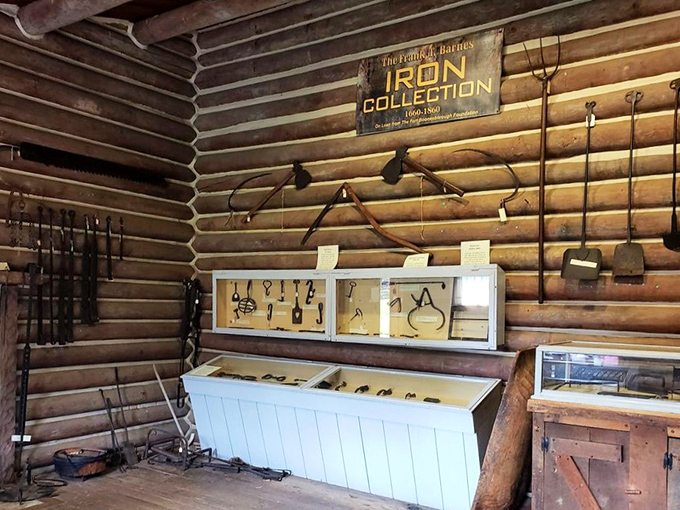 The Frank H. Barnes Iron Collection showcases tools that built America. Your electric can opener suddenly seems embarrassingly high-maintenance.