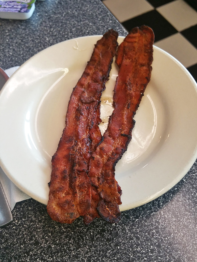 Bacon at Kuppy's isn't an afterthought&mdash;it's two substantial strips of perfectly rendered pork that remind you why bacon became breakfast royalty in the first place.