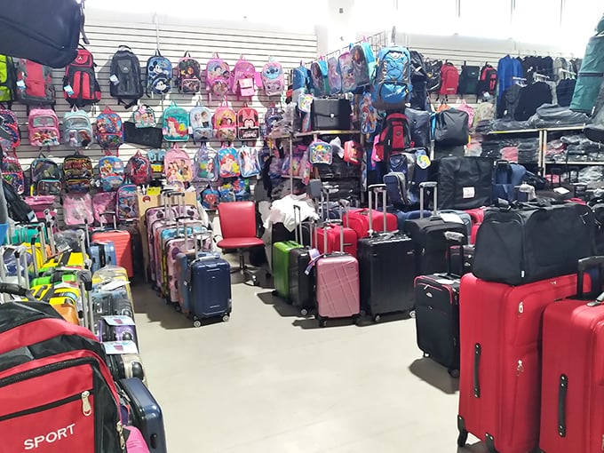 Luggage heaven for the travel-obsessed! From colorful carry-ons to backpacks for the kids, this vendor ensures you'll travel in style without breaking the bank.
