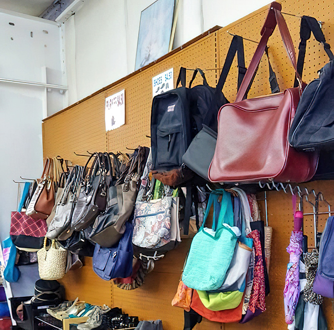 Bag heaven for the accessory obsessed. That turquoise tote might become your new beach companion for summers to come.
