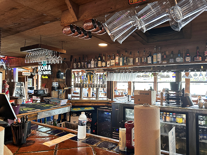 A bar that says "pull up a stool and stay awhile." The kind of place where strangers become friends over cold drinks.