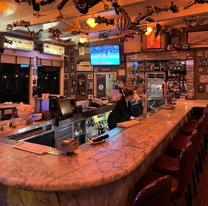 The bar isn't just where drinks are made; it's command central for conviviality, with enough bottles to weather any storm &ndash; metaphorical or otherwise.