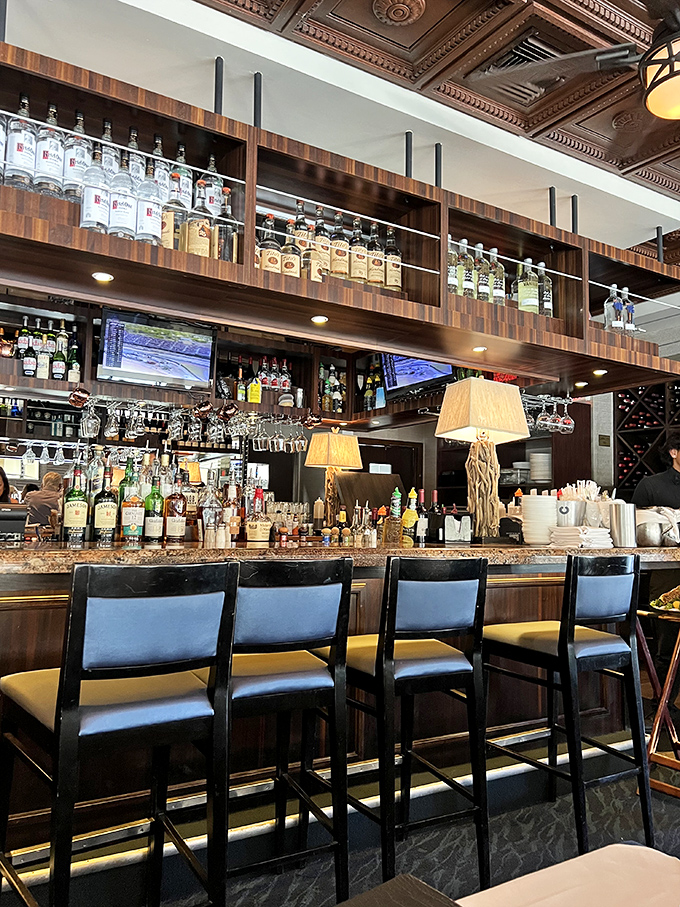 The bar at Billy's doesn't just serve drinks; it creates liquid souvenirs of your evening, backed by a selection that would impress even the most discerning spirits enthusiast.