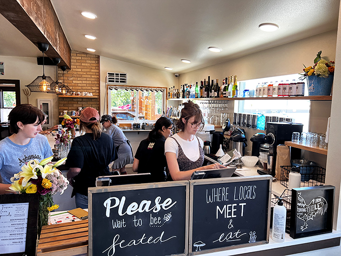 "Please wait to be seated" at the counter where locals meet and eat&mdash;the heart of any great neighborhood caf&eacute;.