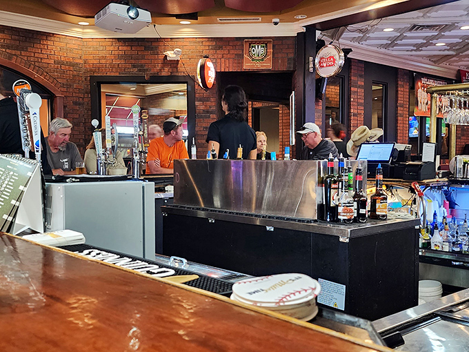 The bar area &ndash; where strangers become friends and friends become regulars in that magical alchemy that only happens over good drinks.