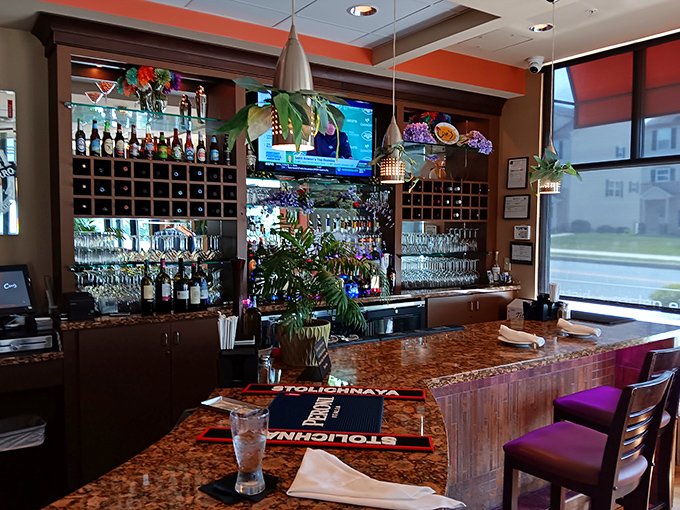 A bar stocked for serious enjoyment&mdash;where Italian wines and craft cocktails flow as freely as the conversation.