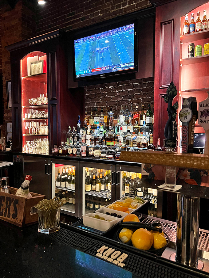 The bar isn't just well-stocked&mdash;it's a liquid library of possibilities where your next favorite cocktail is just waiting to be discovered.