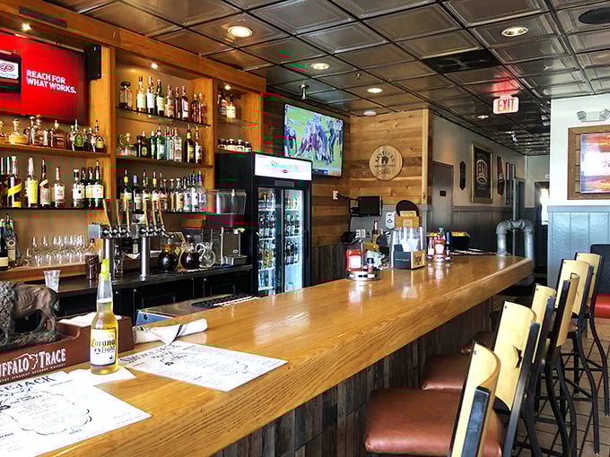 This isn't just a bar—it's a liquid library of bourbon and beer that pairs perfectly with smoky meats and good conversation.