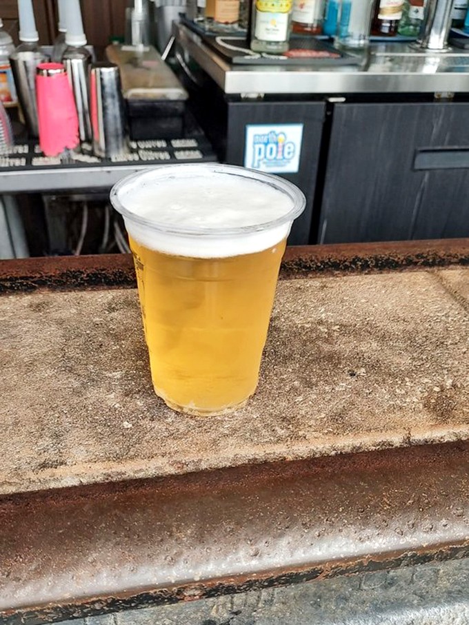 Beer so cold the glass sweats almost as much as you did finding a parking spot. Florida's heat demands this level of refreshment.