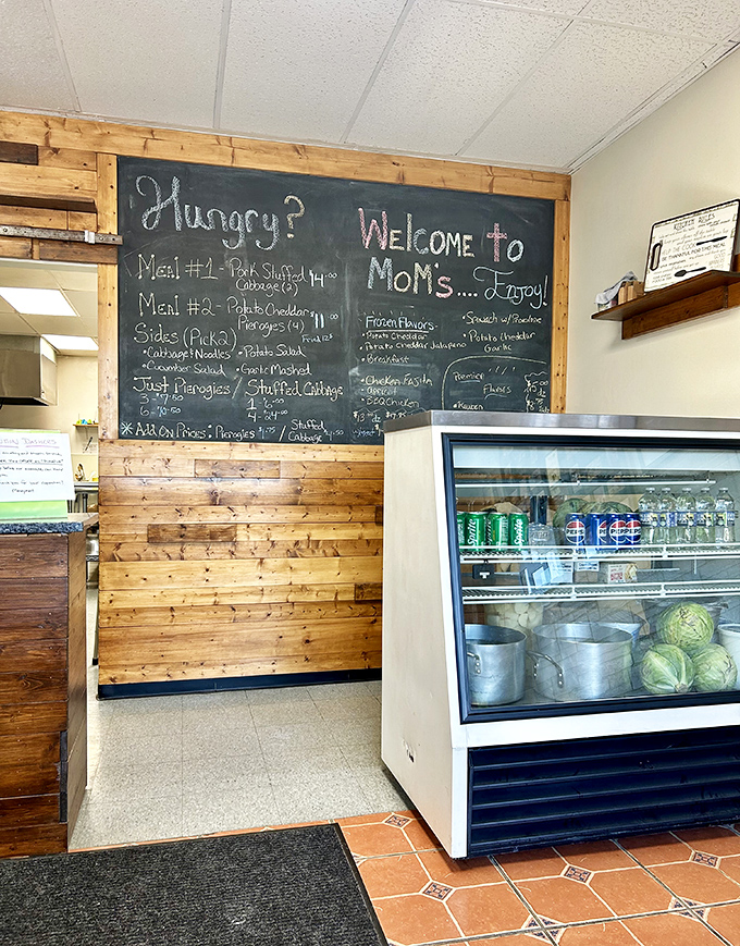 Step inside and the chalkboard welcomes you with a simple question: "Hungry?" In this case, the answer is always an emphatic yes.