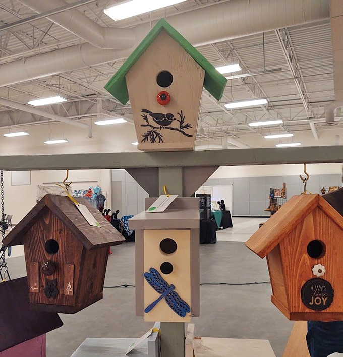 Birdhouses that are nicer than some apartments I've rented. Even Washington's finicky feathered residents deserve real estate with character.