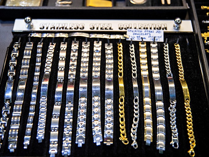 Bling without the sting! These stainless steel bracelets offer shine and style that won't tarnish your budget or your wrist.