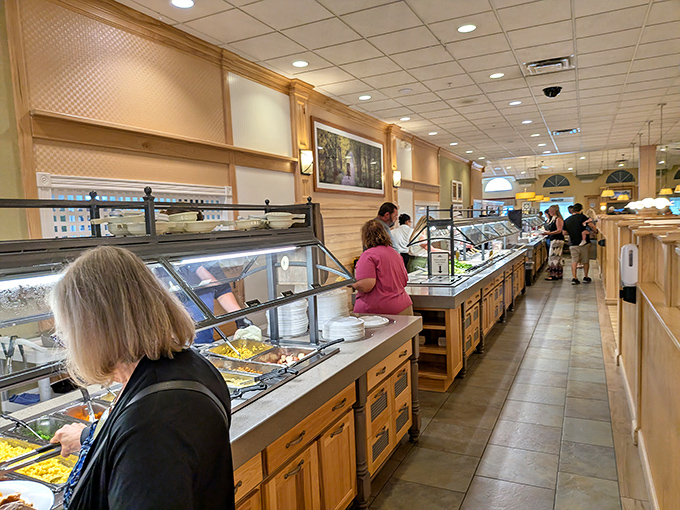 The buffet line &ndash; where self-control goes to die and "I'll just have a little of everything" becomes your new mantra.