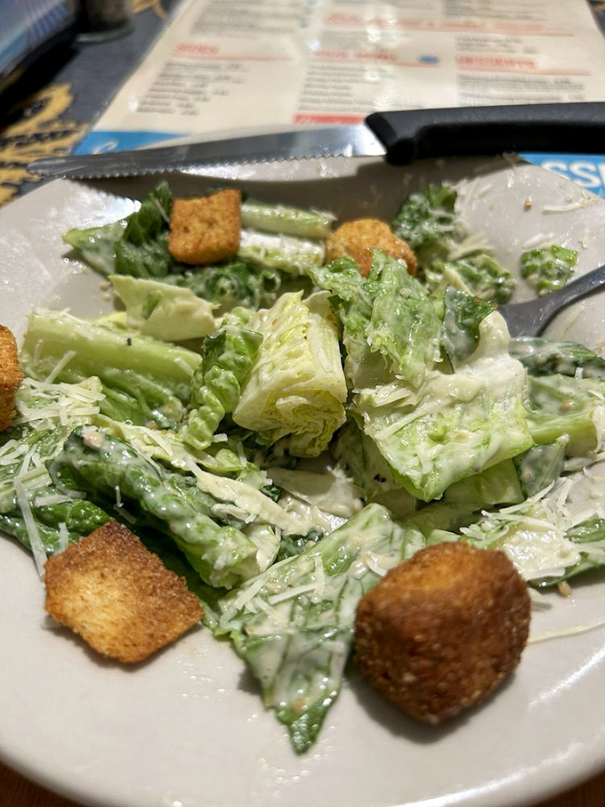 A Caesar salad that reminds you vegetables can be more than just an obligation – they can be crisp, creamy co-conspirators in deliciousness.