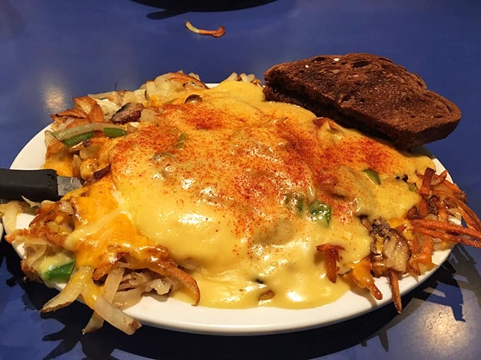 Cajun breakfast that brings New Orleans heat to Minnesota plates. The perfect cure for winter blues or summer hangovers.