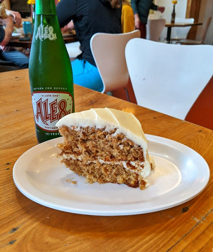 Carrot cake that makes you question why anyone would ever choose another dessert &ndash; paired perfectly with Kentucky's beloved Ale-8.