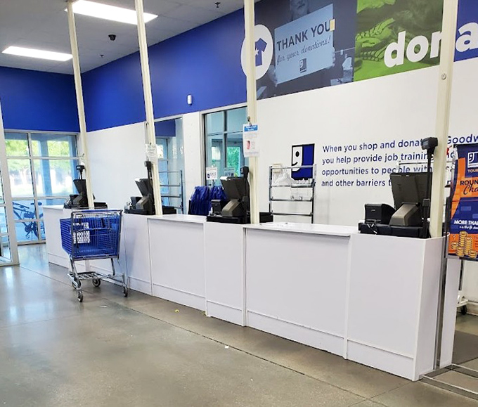 The checkout counter&mdash;final gateway between discovery and ownership&mdash;where your thrifting victories become official without bankrupting your budget.