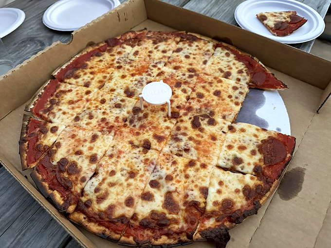 Sometimes simplicity is the ultimate sophistication. This cheese pizza doesn't need to show off&mdash;it knows exactly what it is.