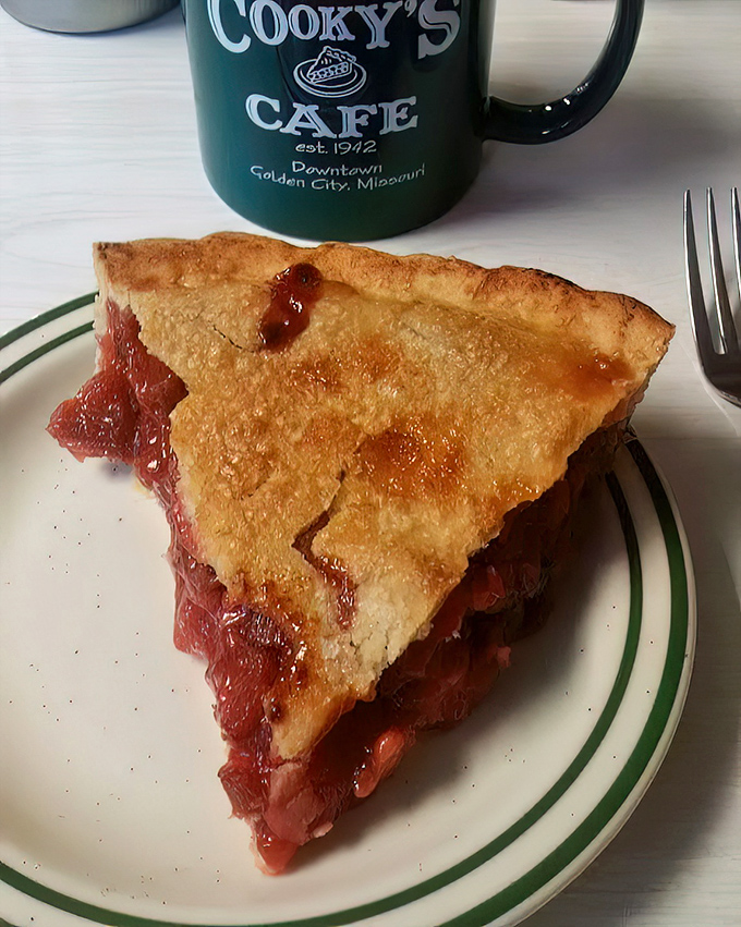 Cherry pie and a Cooky's mug&mdash;the Midwest power couple that's been making afternoons better since before Instagram made food photography a hobby.