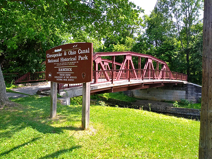The C&O Canal National Historical Park entrance welcomes visitors to 184.5 miles of history and natural beauty&mdash;an endless adventure that costs nothing but time.
