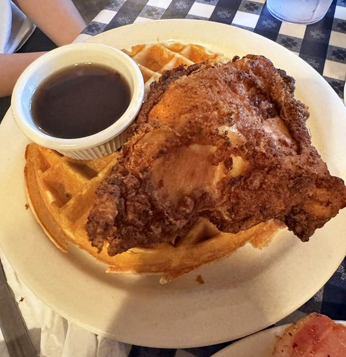Chicken and waffles &ndash; the breakfast-meets-dinner romance that proves some of the best relationships don't follow conventional rules.