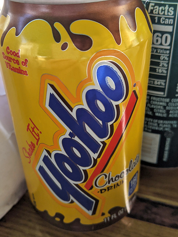 The Yoo-hoo chocolate drink&mdash;childhood nostalgia in aluminum form. Some things taste better when they haven't changed since your first Little League game.