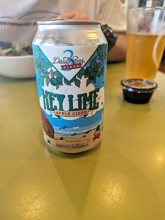 Florida meets upstate New York with this Key Lime Apple Cider&mdash;a drink that somehow makes perfect sense in a pizza joint.