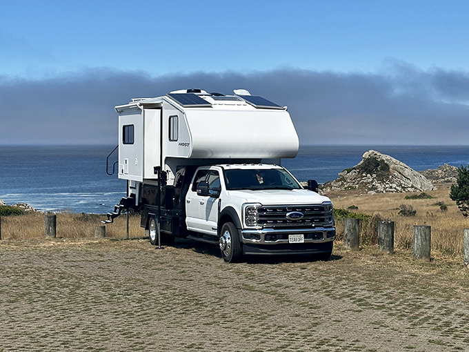 Room with a view, wheels included. Salt Point's coastal parking areas let you bring your home-away-from-home to the edge of the Pacific.
