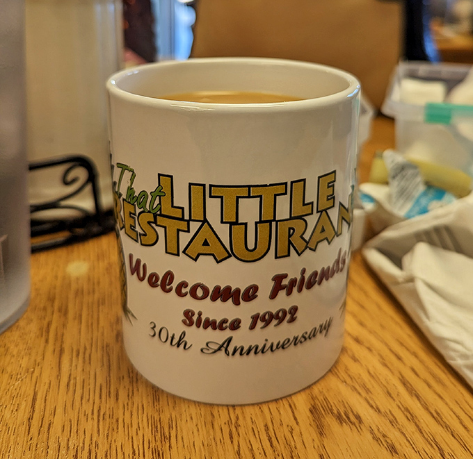 Their 30th anniversary mug isn't just holding coffee&mdash;it's holding three decades of morning conversations, newspaper rustling, and "just one more refill" promises.