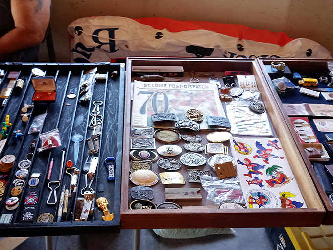 Vintage memorabilia and curiosities showcase the kind of eclectic finds that make each visit an unpredictable adventure.