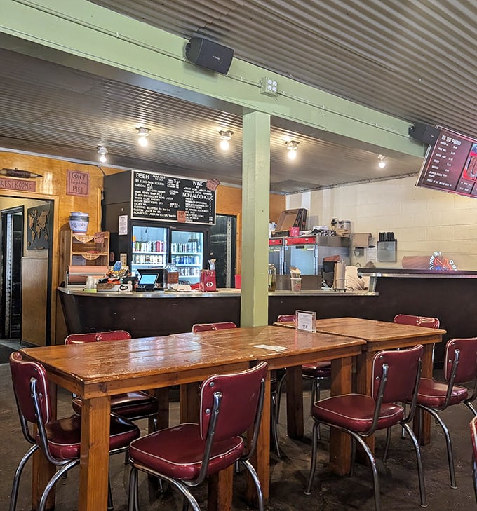 The counter where dreams come true and decisions get real. "How much brisket?" might be the most important question you'll answer today.