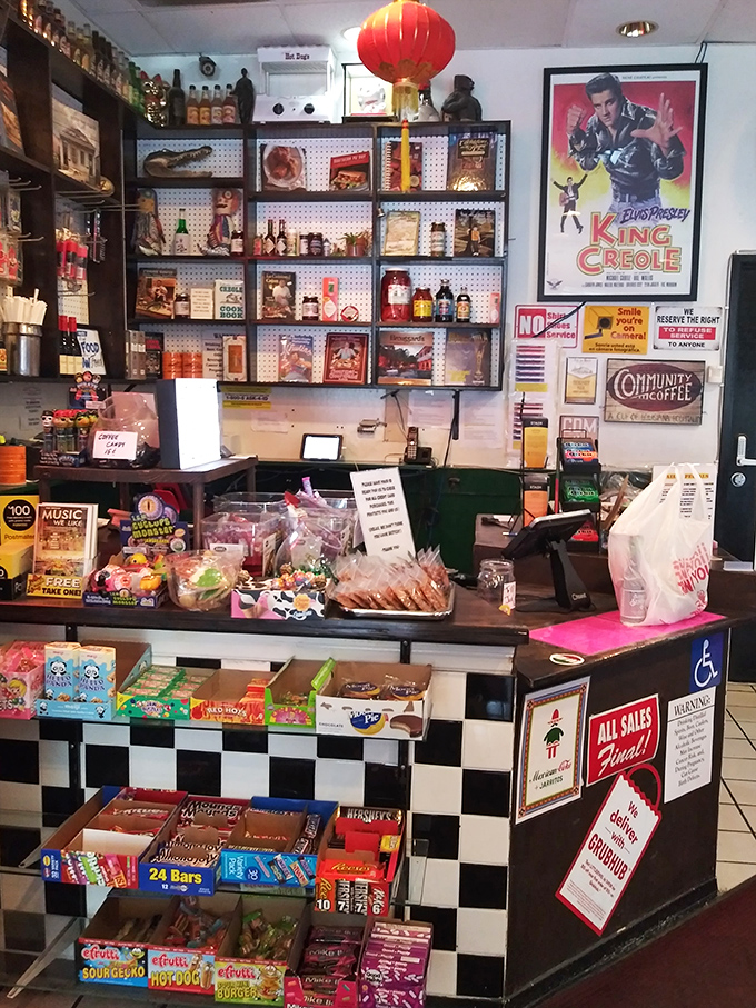 Part grocery, part time machine&mdash;the counter area stocks authentic New Orleans products that let you take the magic home, minus the beads and parade.