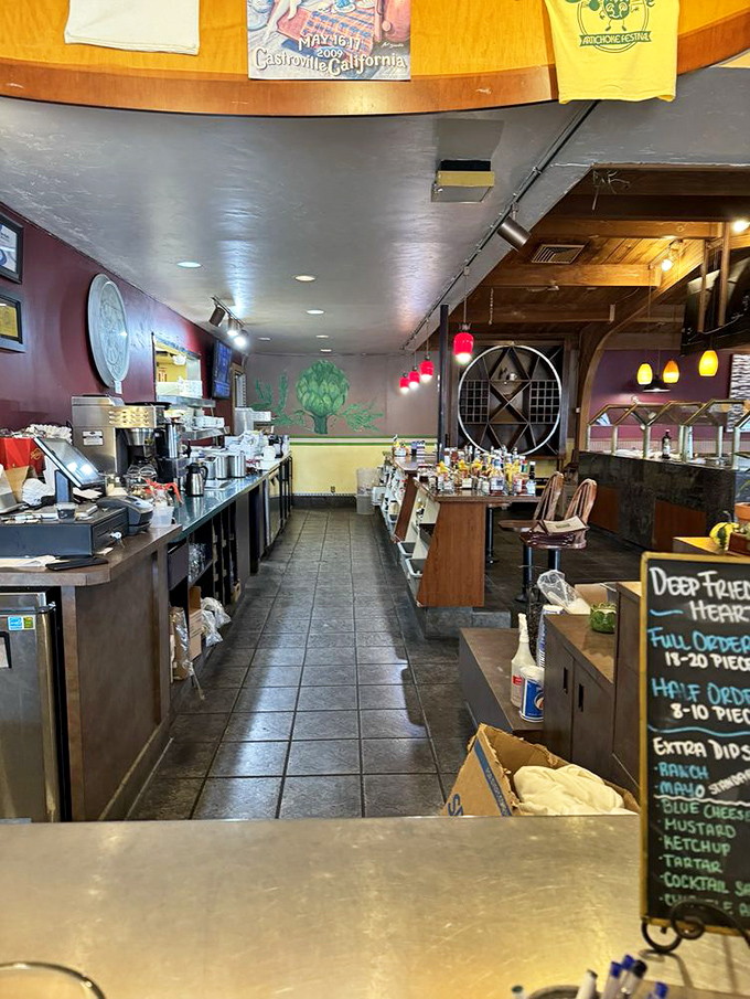 Order at the counter, grab your number, and prepare for artichoke preparations you never imagined possible.