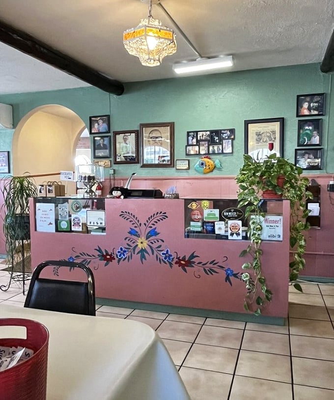 The counter area showcases decades of awards and family photos&mdash;a shrine to authenticity in an age of corporate dining.