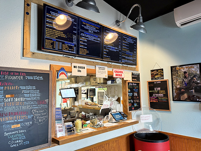 The ordering counter &ndash; that magical portal where seafood dreams are translated into reality by folks who know their mullet from their mahi.