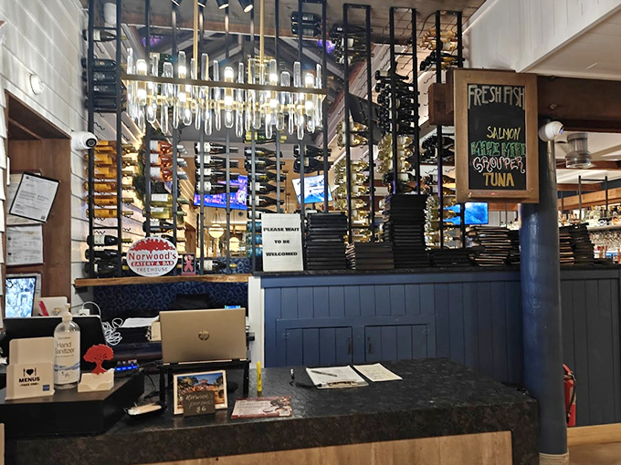Where seafood dreams begin &ndash; this counter showcases today's ocean treasures before they transform into your dinner masterpiece.