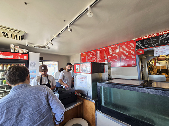 Where the magic happens &ndash; the ordering counter. Like approaching the pearly gates, but instead of St. Peter, you'll meet friendly staff ready to take your order.