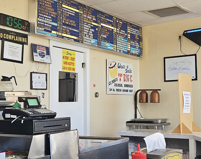 The command center where burger dreams become delicious reality, one massive order at a time.