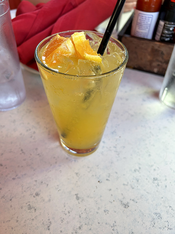 The Orange Crush&mdash;Delaware's answer to coastal refreshment. Sunshine in a glass that makes you forget you have to drive home eventually.