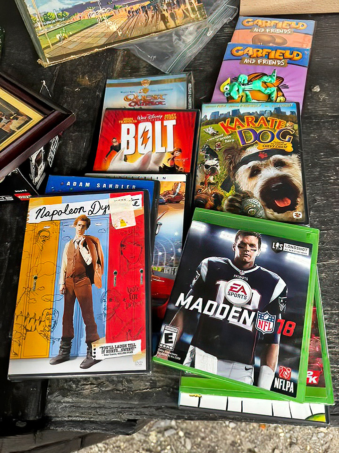 The DVD section: where forgotten films and yesterday's gaming hits await their second act in someone's entertainment center.