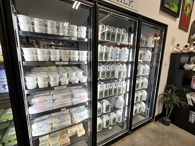 The dairy case&mdash;where glass bottles stand in formation like soldiers guarding liquid gold. This milk doesn't just do a body good; it does a soul good.