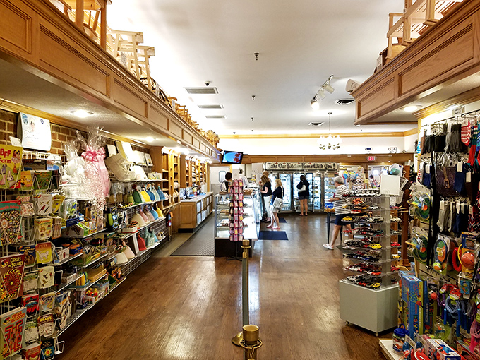 The gift shop offers souvenirs that, unlike most tourist traps, you'll actually use instead of hiding in a drawer.