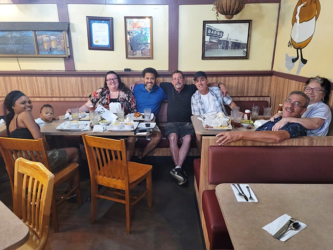 The true measure of a great restaurant: generations gathering around tables, creating memories seasoned with sauce and laughter.