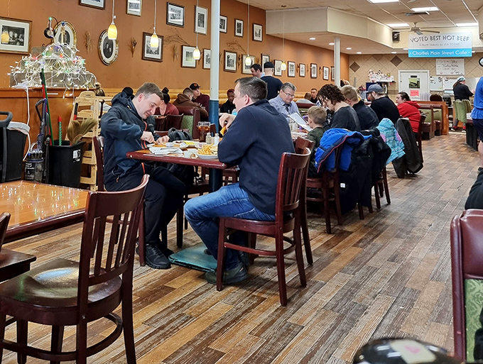Sunday morning at Charlie's&mdash;where the after-church crowd gathers to discuss both scripture and the miraculous transformation of eggs into omelets.