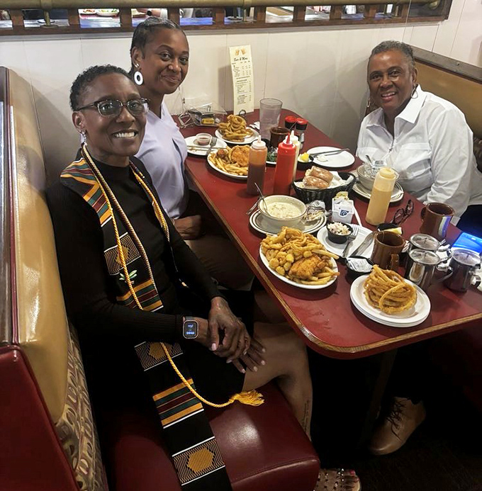 The true measure of a great restaurant: happy diners with tables full of seafood treasures and conversations that flow as freely as the tartar sauce.