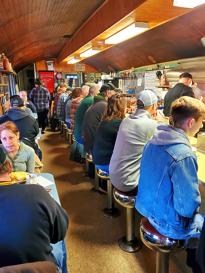 The weekend rush at Letterman's&mdash;where the wait for a seat becomes part of the experience and strangers become temporary breakfast companions.