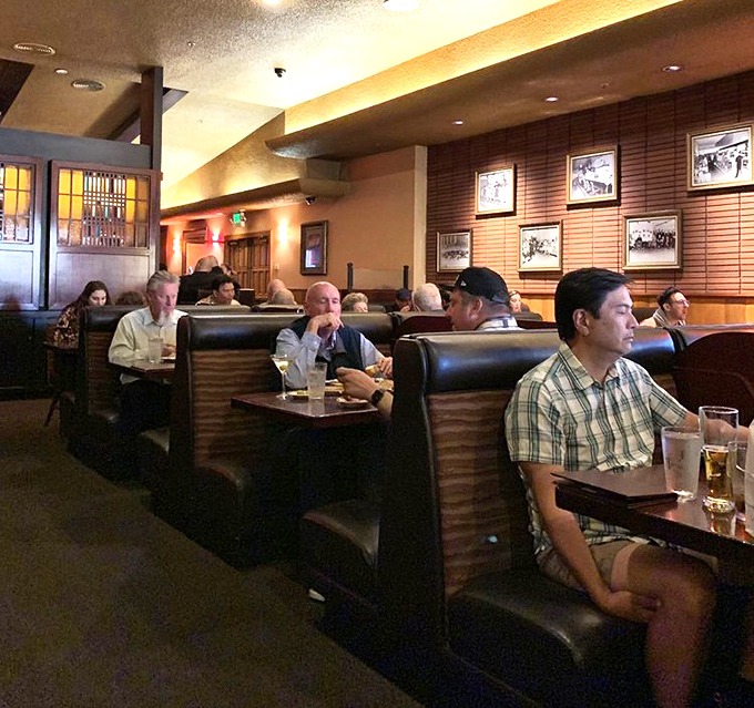 Every booth tells a story &ndash; of business deals sealed, anniversaries celebrated, and the simple joy of breaking bread with those who matter.