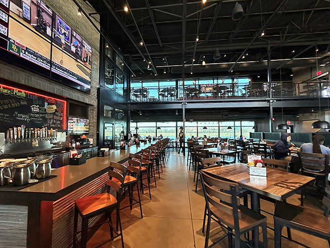 A cathedral of casual dining where the high ceilings make room for lofty burger expectations&mdash;which, spoiler alert, will be exceeded. 