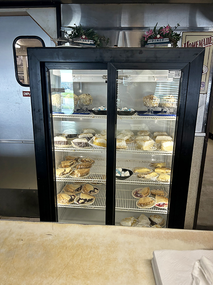 The dessert case&mdash;where willpower goes to die. Those homemade pies are practically winking at you from behind the glass.